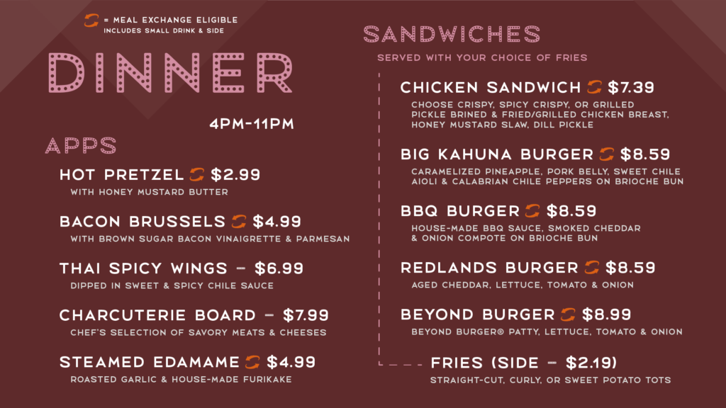 The Den - University of Redlands Dining