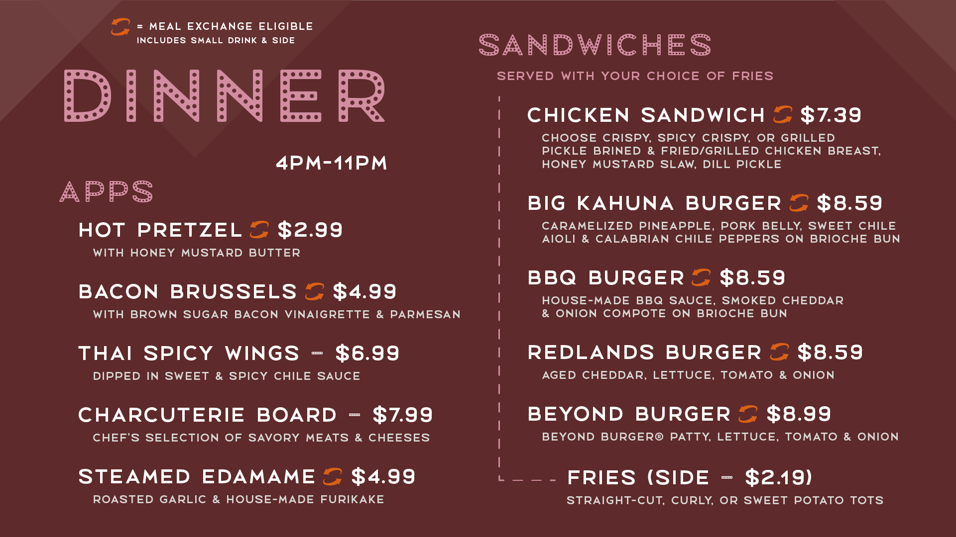 The Den - University of Redlands Dining